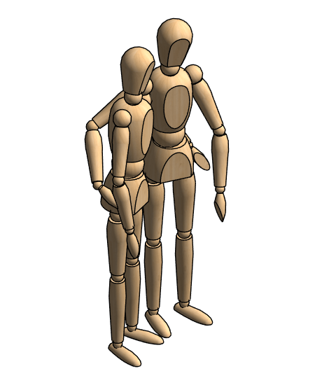 Blocks® | Standing Articulated Mannequin B111