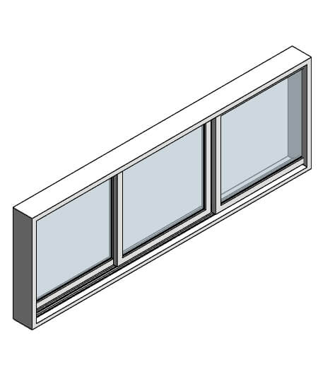 Blocks® | 3 Panel Sliding Window